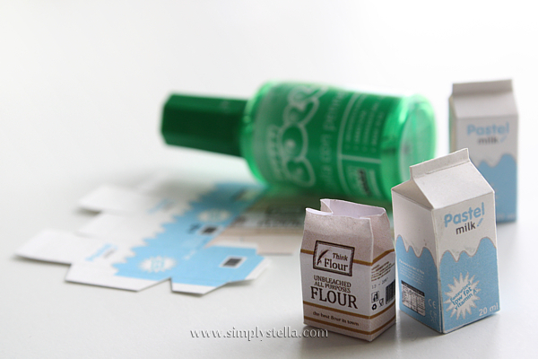 1:6 Milk Box, Flour pack (WIP)